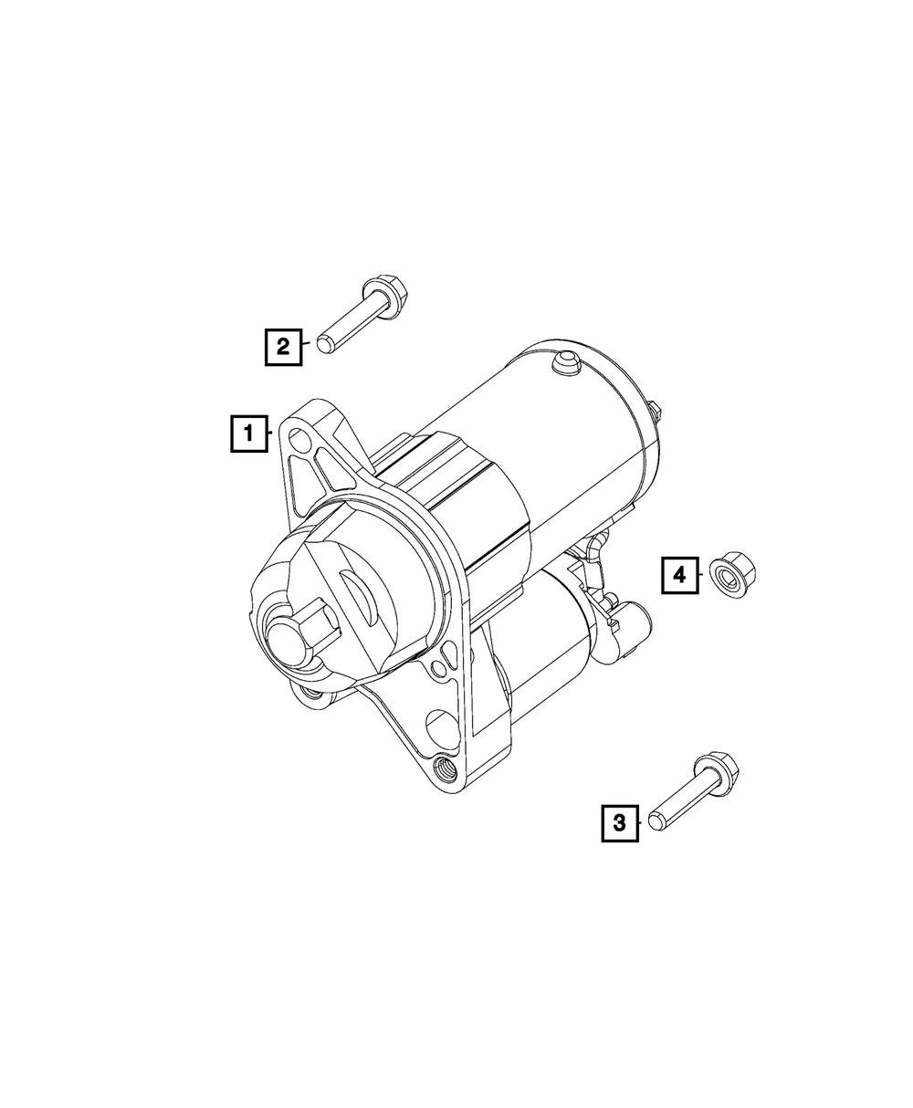 2016-2023 Jeep Engine Starter 56029712AC | My Mopar Parts