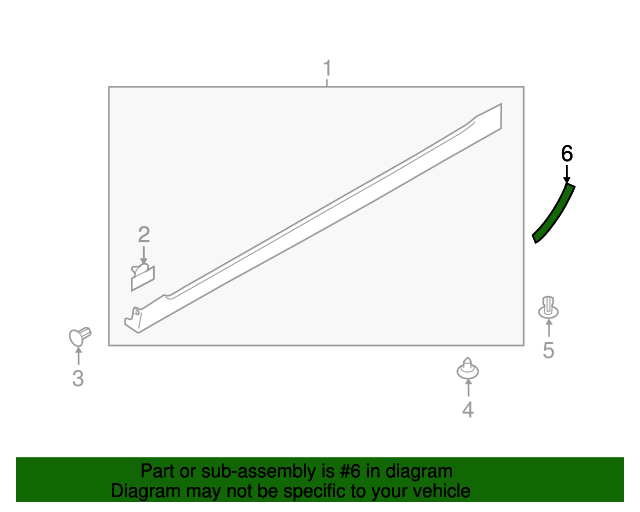 2012-2016 Subaru Impreza Stone Deflector 91163FJ000 | Subaru Parts Store