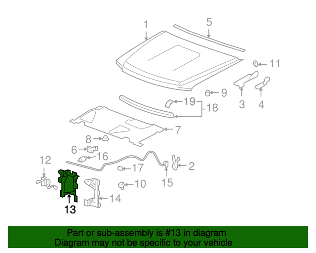 25804173 - OEM GM Outer Bracket | GMPartsCenter.net | GM Parts Center