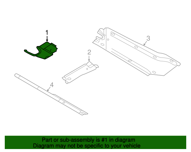 8V0-825-271 - Floor Pan Splash Shield 2015-2020 Audi | AutoNation Parts