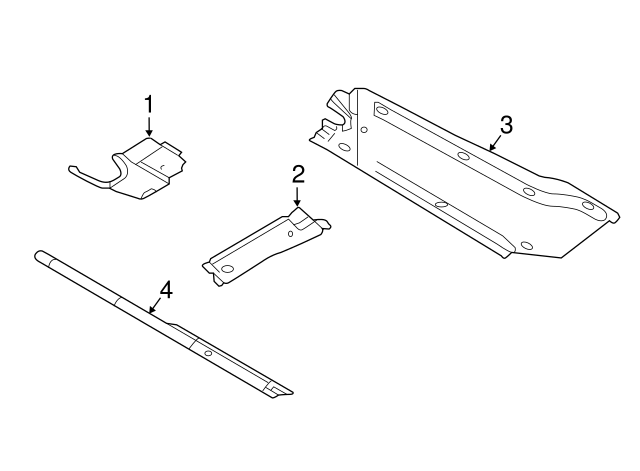 8V0-825-271 - Floor Pan Splash Shield 2015-2020 Audi | AutoNation Parts