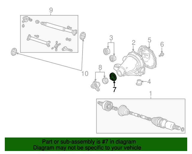 Pinion Seal - Ford (BR3Z-4676-A)