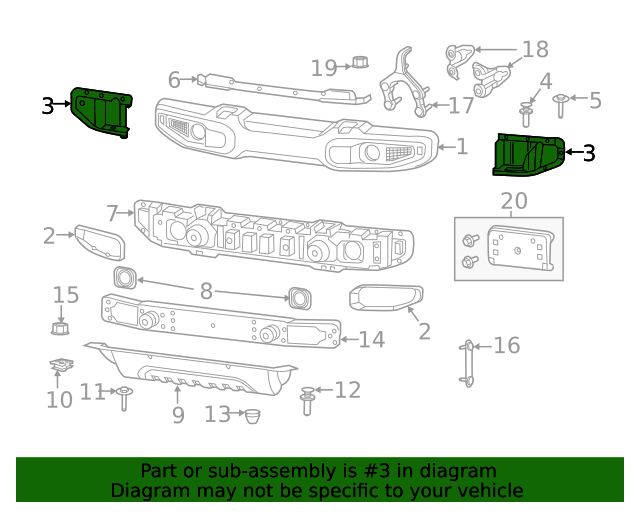 6KL11RXFAB - Closure Panel - 2018-2023 Jeep | Mopar Parts Canada