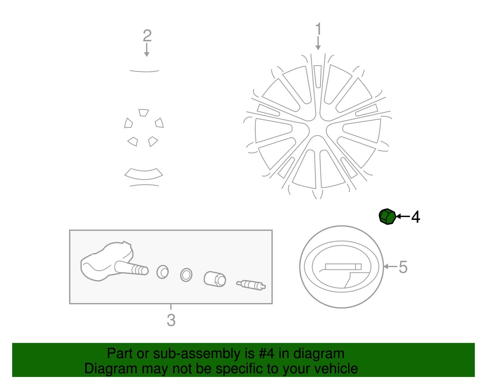 2013-2025 Toyota Wheel Nut SU003-10733 | Toyota Parts Center