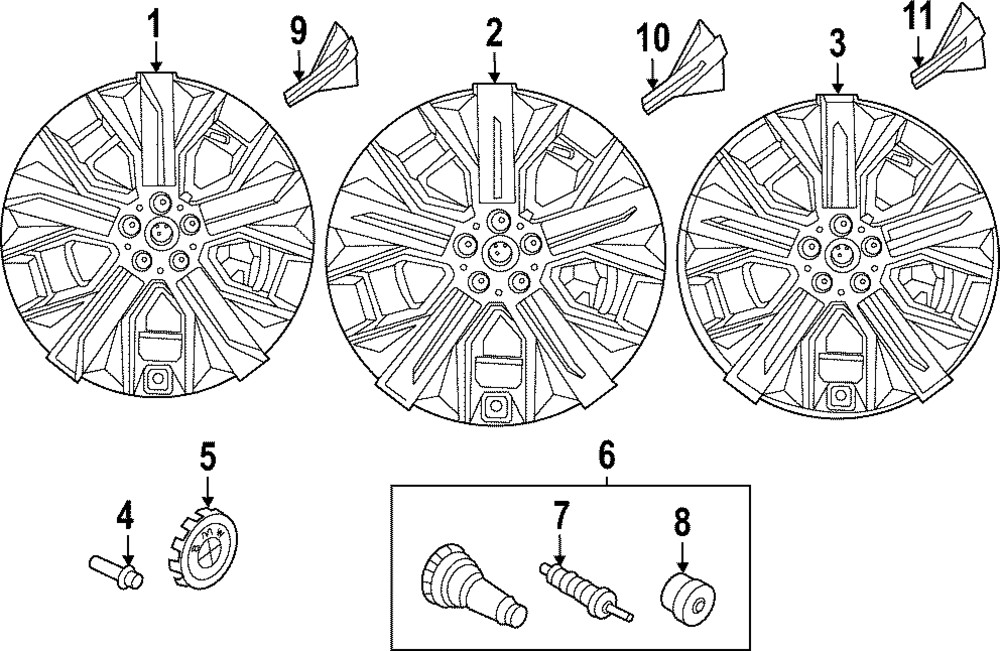 36-11-5-A02-654 - 2022-2024 BMW iX - Wheel, Alloy | BMWPartsHub