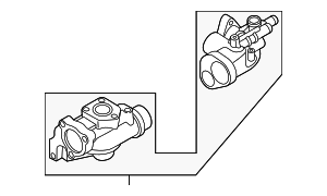 2011-2018 Kia Thermostat Housing 25620-3CAA0 | OEM Parts Online