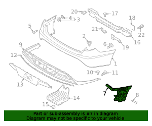 Hyundai - 86651-L0000 - Side Bracket - 2020-2022 Hyundai Sonata | OEM ...