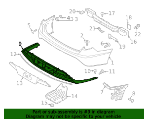 2020-2022 Hyundai Sonata Lower Cover 86612-L0000 | OEM Parts Online