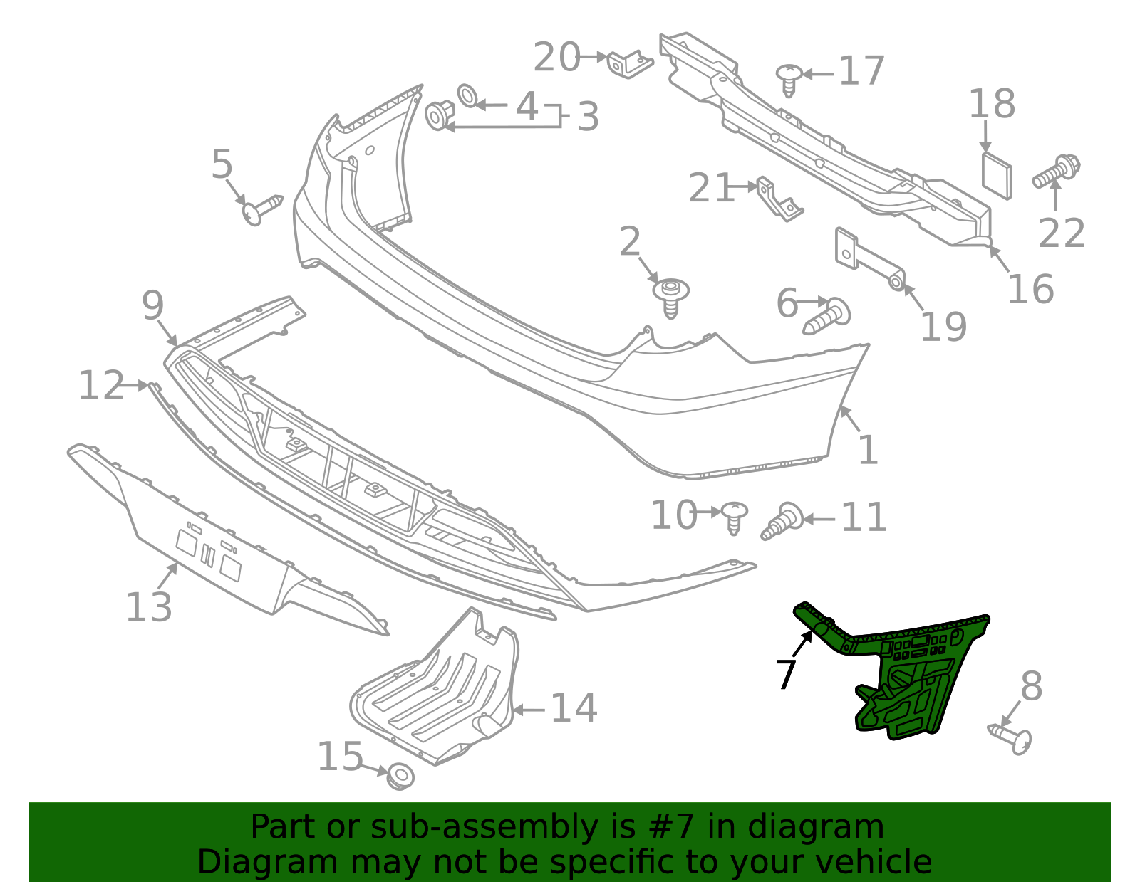 Hyundai - 86651-L0000 - Side Bracket - 2020-2022 Hyundai Sonata | OEM ...