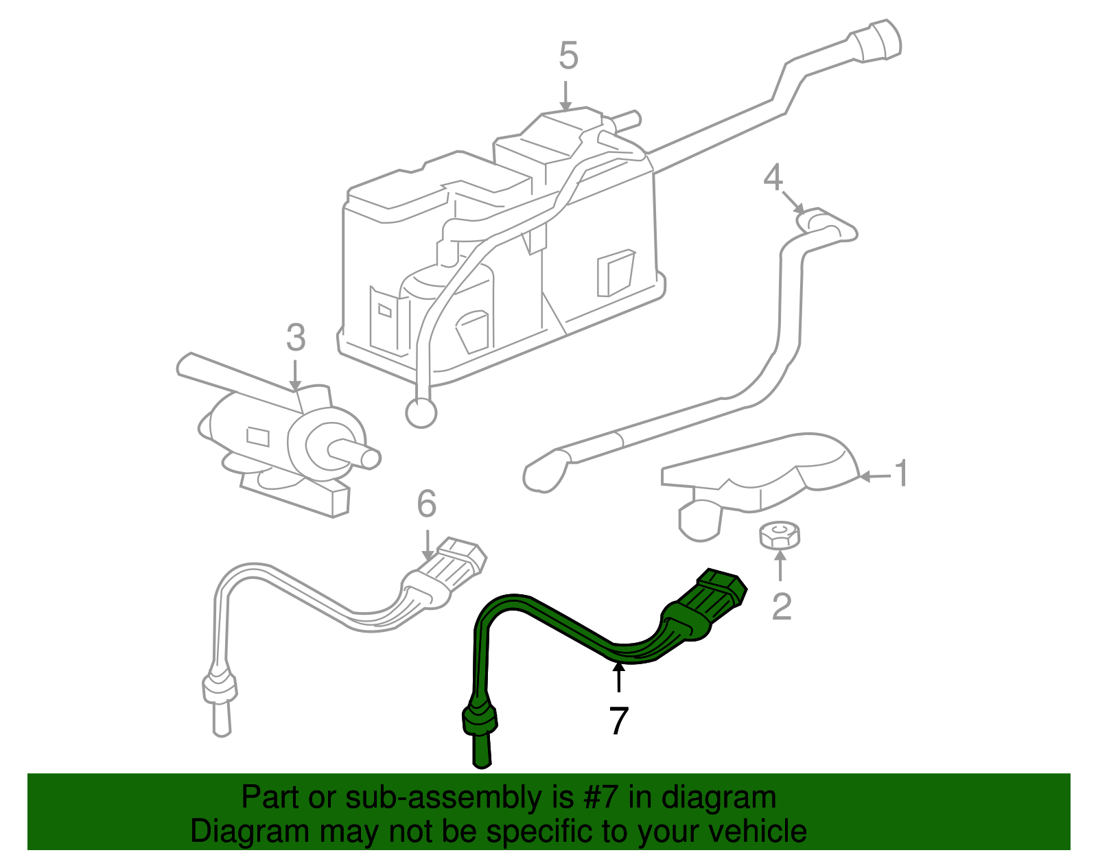 2002-2008 GM Heated Oxygen Sensor 12578624 | OEM Parts Online