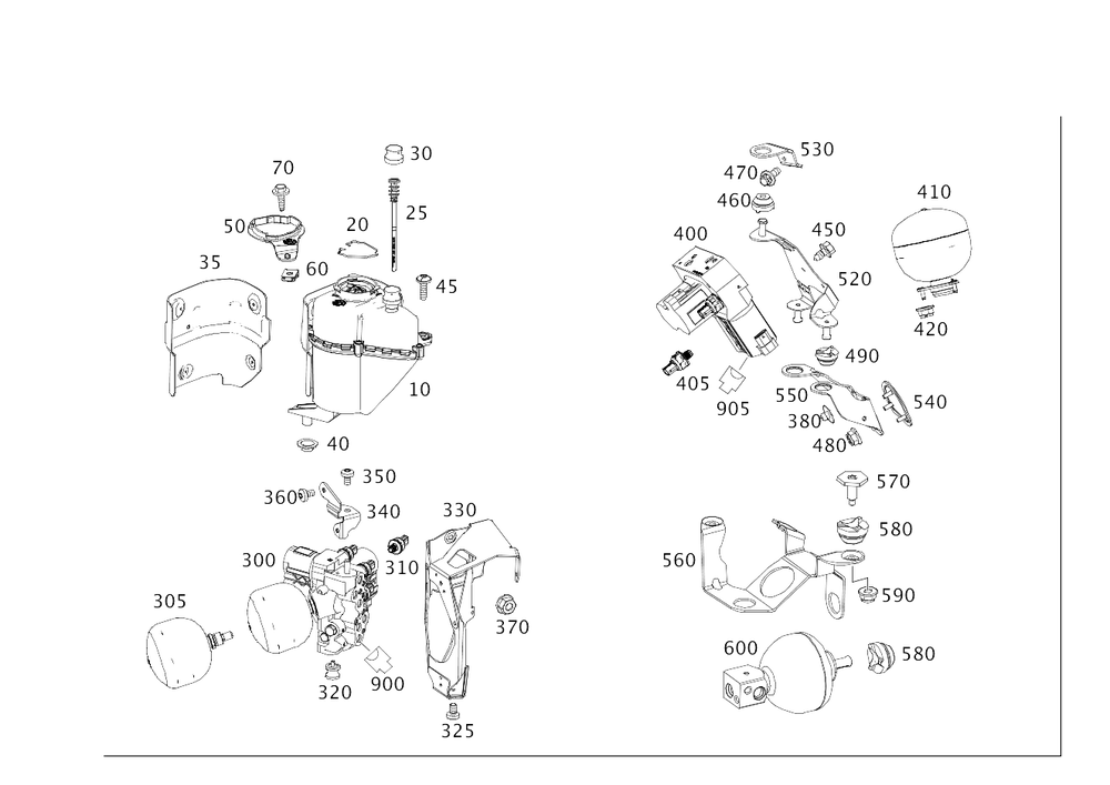 221-327-02-15 - Pressure Reservoir 1954-2021 Mercedes-Benz | Mercedes ...