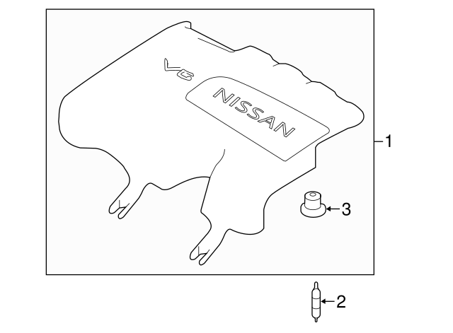 2017-2020 Infiniti QX60 Engine Cover Grommet 16557-9NF0A | Infiniti of ...