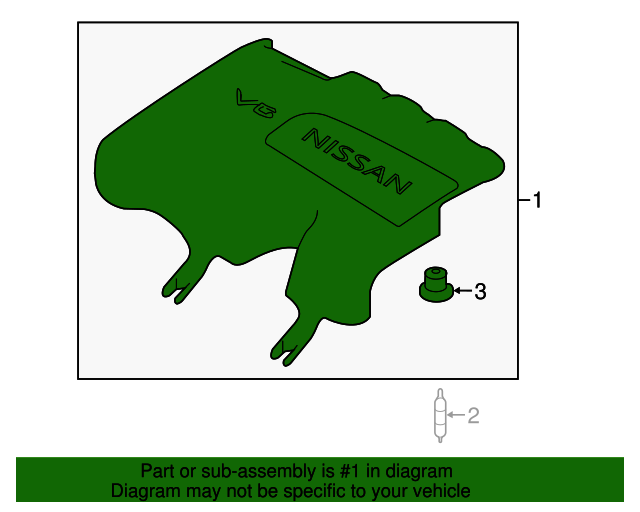 14041-9NF0A - Engine Cover 2017-2020 Infiniti QX60 | INFINITI Parts ...