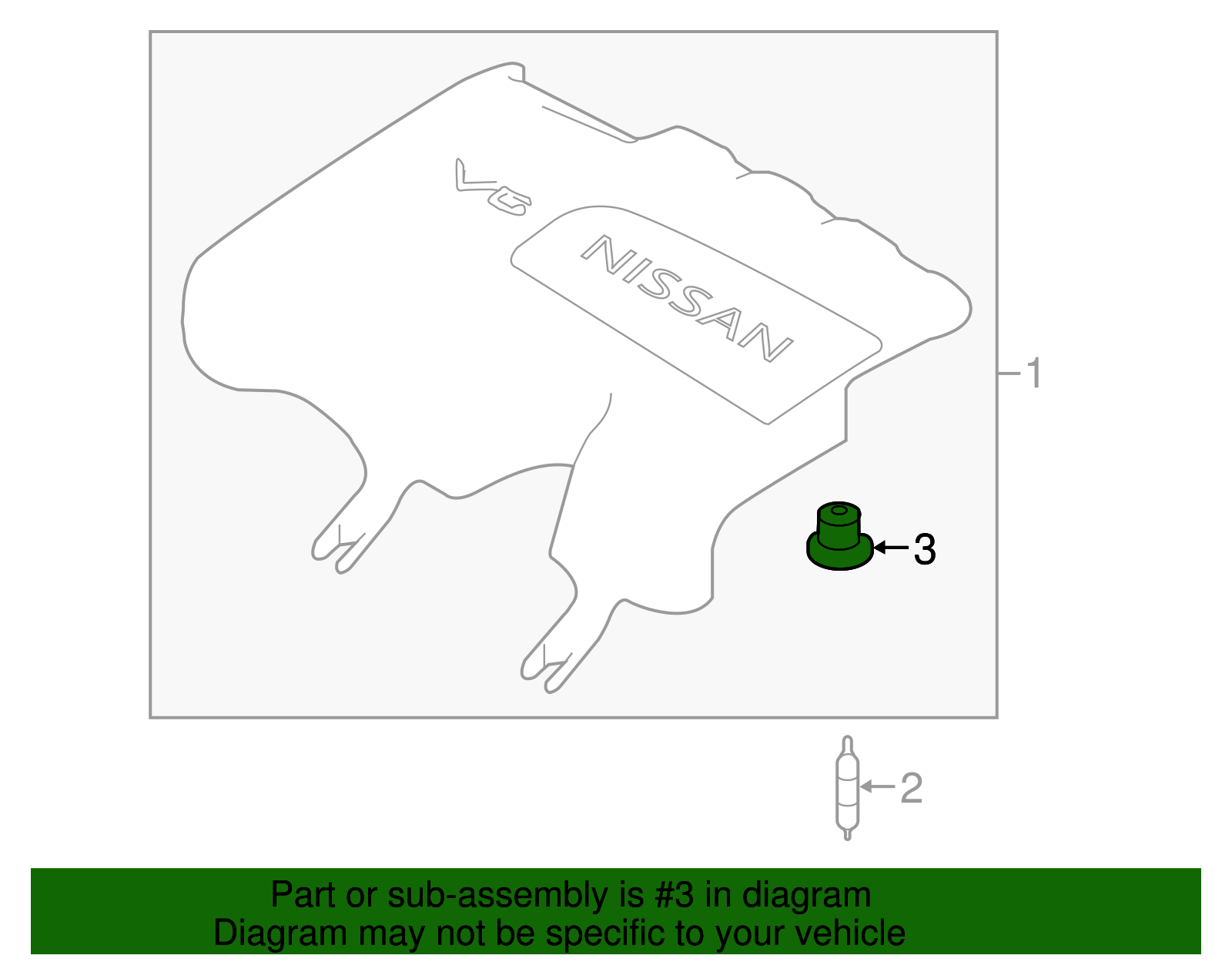 2017-2020 Infiniti QX60 Engine Cover Grommet 16557-9NF0A | INFINITI OF ...