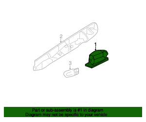 906-906-21-00 - License Lamp 2014-2021 Mercedes-Benz | Mercedes-Benz ...