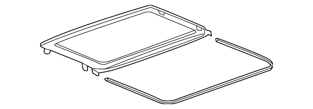 2008-2019 Cadillac Sunroof Window 23439869 GM | GMPartsDirect.com