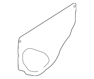 2012-2021 Subaru Water Shield 62244FJ010 | Subaru Parts Store