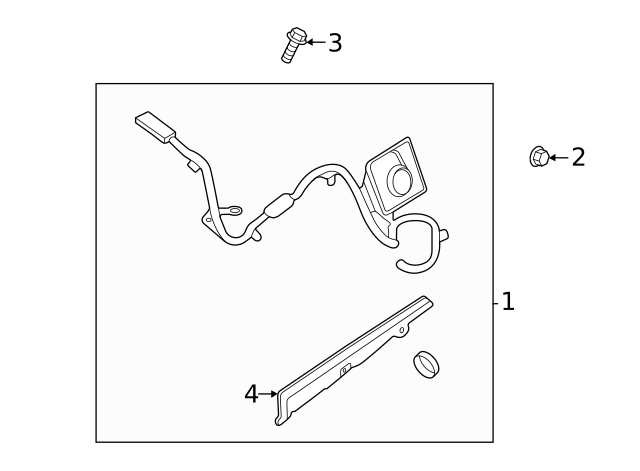 2020-2021 Ford Escape Charging Port Bracket LX6Z-14A301-E | TascaParts.com