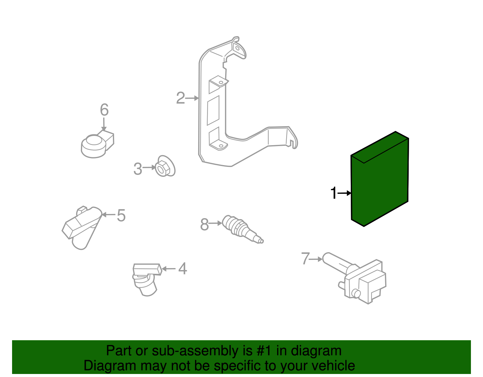2013 Subaru Engine Control Module (ECM) 22765AD91C | Subaru Parts Store