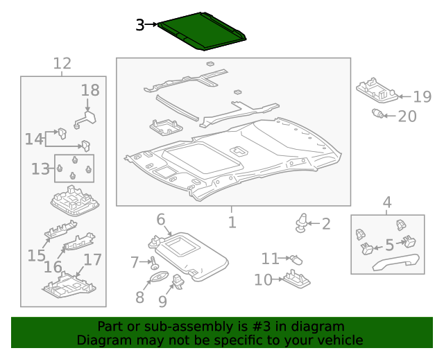 63306-02150-A0 - Sunshade 2020-2022 Toyota Corolla | Ourisman Toyota Parts