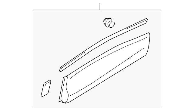 2013-2016 Mazda CX-5 Lower Molding KD53-51-RD0B | RealMazdaParts.com