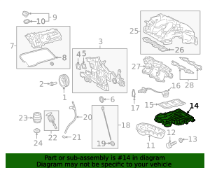12100-31040 - Oil Pan For 2016-2022 Lexus | Lexus OE Parts