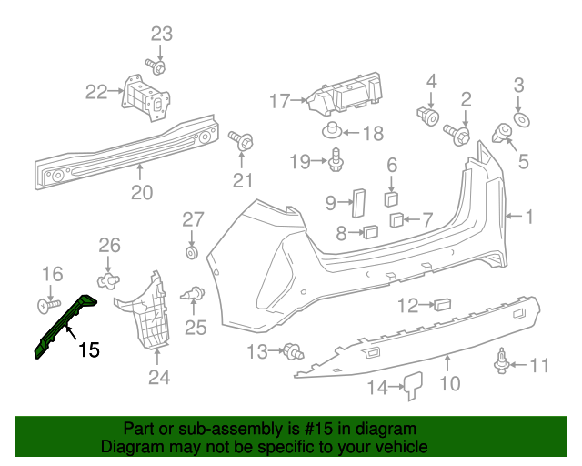 52575-47050 - Side Retainer - 2017-2022 Toyota Prius Prime | OEM ...