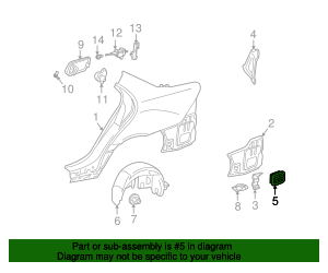 203-830-01-42 - Pressure Vent - 2001-2023 Mercedes-Benz ...