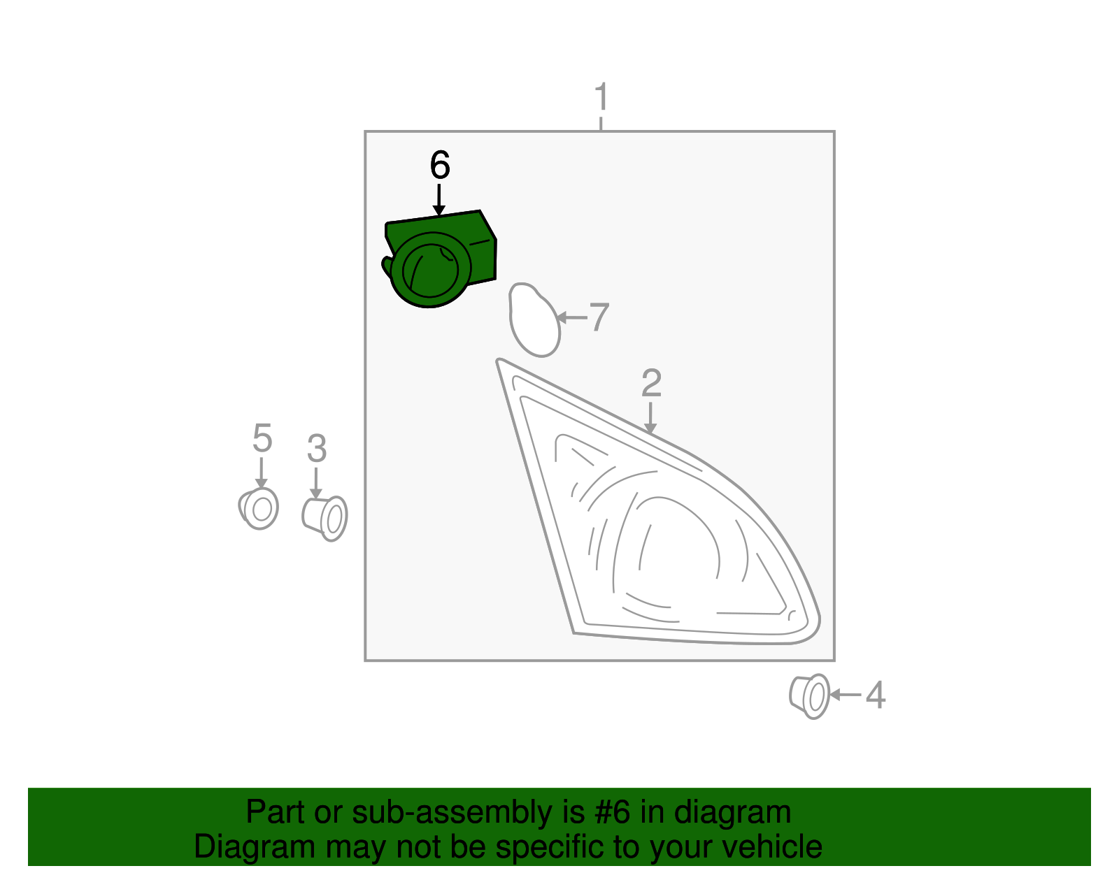 2008-2015 Nissan Back Up Light Socket 26260-2L700 | Nissan RVA