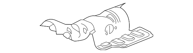 74600-TVA-A00 - Plate Assembly A Floor Heat Baffle - 2018-2020 Honda ...