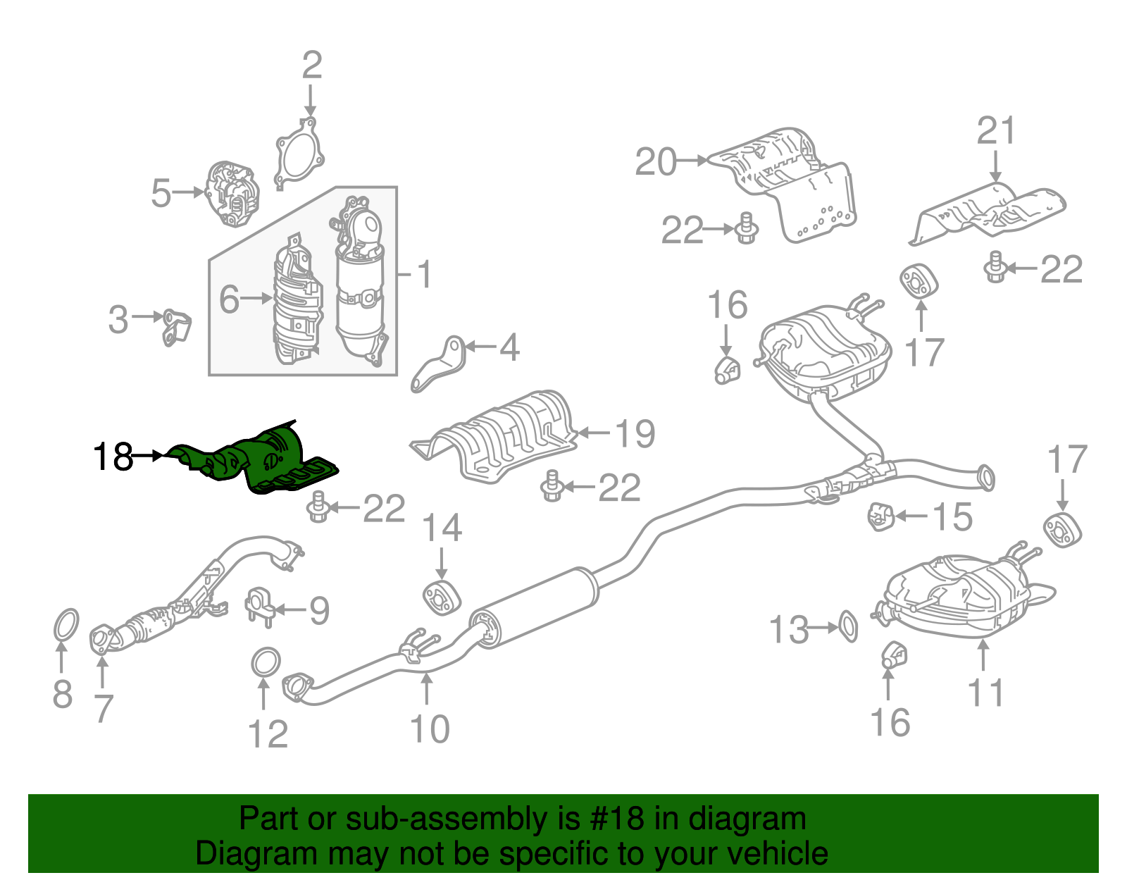 74600-TVA-A00 - Heat Shield 2018-2022 Honda Accord | Honda Parts Online