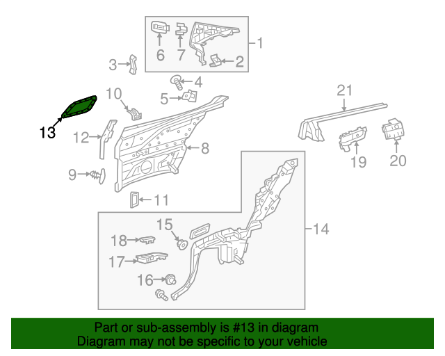 238-690-16-02-64 - Covering Panel Mercedes-Benz USA Parts