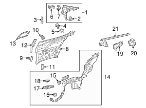 238-690-16-02-64 - Covering Panel Mercedes-Benz USA Parts