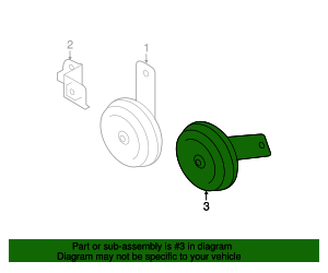 86029FE040 - Low Note Horn - 2006-2017 Subaru | Subaru Parts Deals