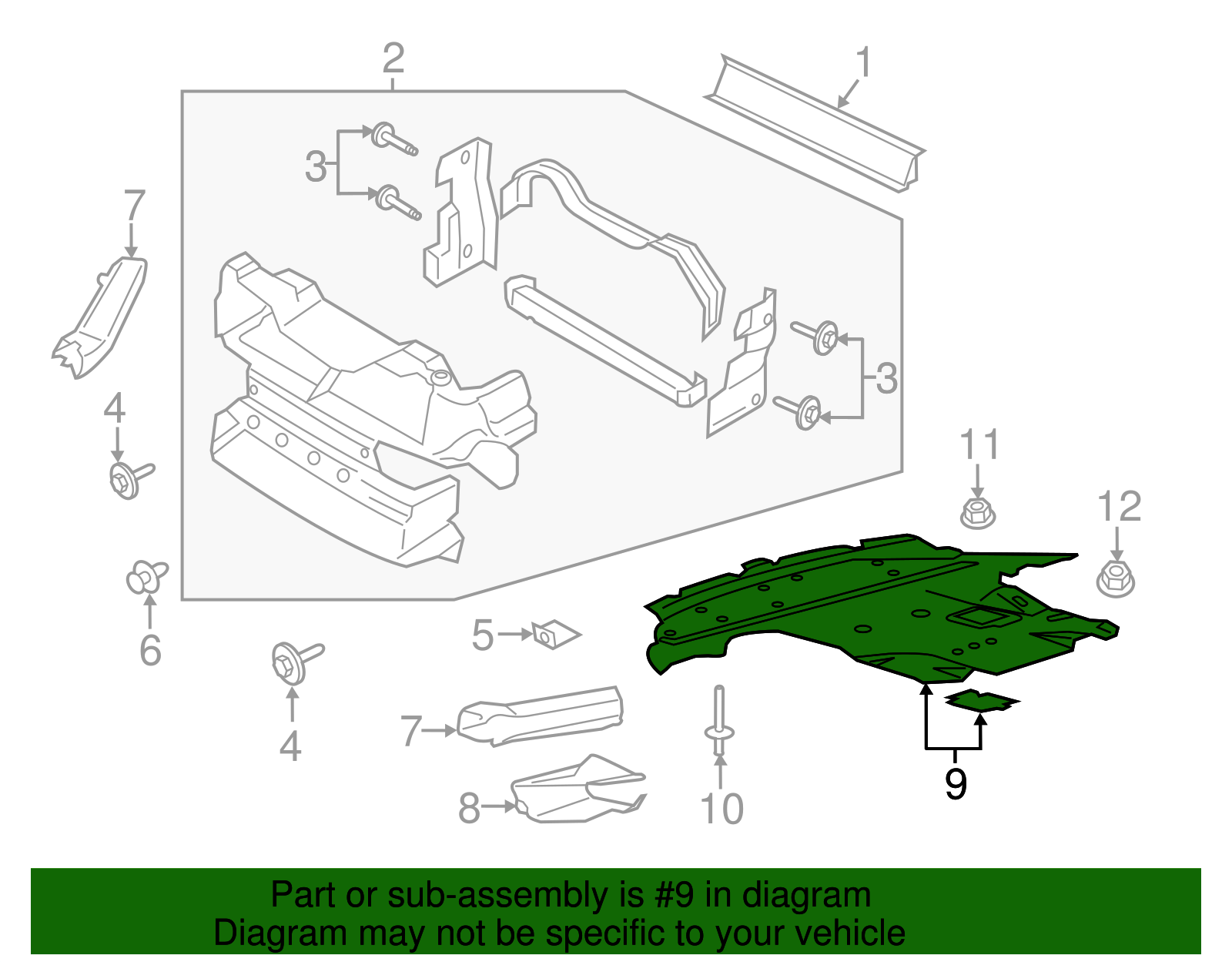 Genuine OEM Ford Part - Under Cover FR3Z-17626-F | Genuine OEM Ford ...