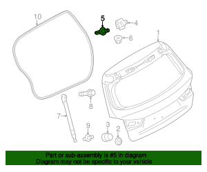 MF911145 - Roof Rail Bolt 2010-2024 Mitsubishi | Mitsubishi Direct Parts