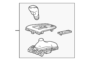 22805887 - Jet Black Automatic Transmission Shift Lever Knob 2012-2017 ...
