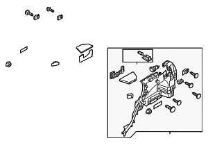 2019-2021 Hyundai Tucson Lower Quarter Trim 85730-D3500-TRY | OEM Parts ...