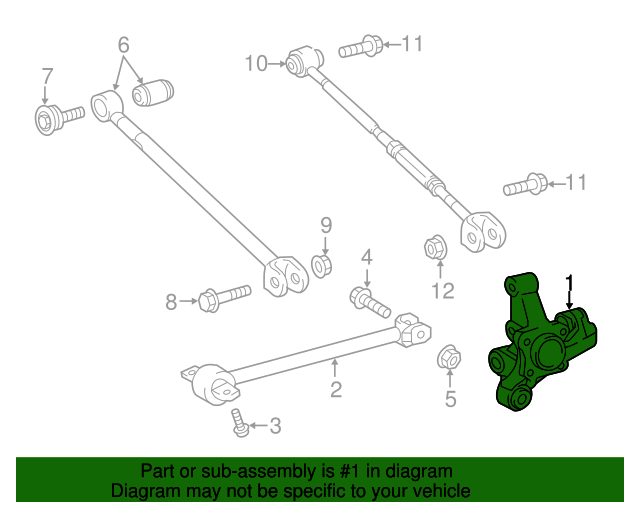 2012-2018 Toyota Knuckle 42305-06130 | OEM Parts Online