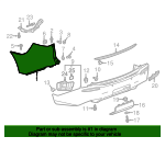 2018-2024 Buick Enclave Rear Driver Side Upper Bumper Cover 87823655 | GmPW