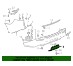 2018-2024 Buick Enclave Primed Rear Bumper Fascia Trailer Hitch Cover ...