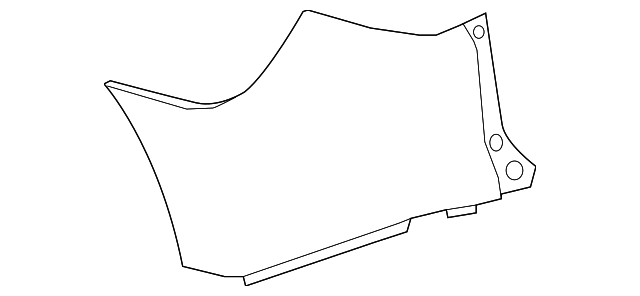 2018-2023 Buick Enclave Rear Driver Side Upper Bumper Cover 84363822 ...