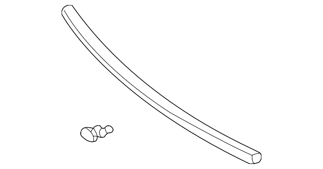 2000-2007 Toyota Cowl Grille Seal 53383-0C010 | OEM Parts Online