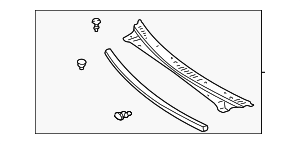 2000-2006 Toyota Tundra Cowl Grille 55708-0C010 | OEM Parts Online