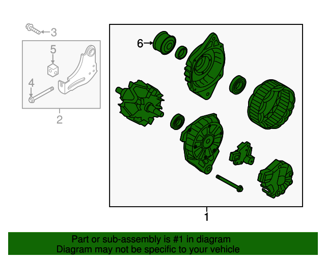 37300-2B910 - Alternator 2017-2019 Kia | Kia.Parts Store