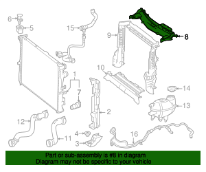 213-500-00-55 - Engine Air Intake Hose 2017-2019 Mercedes-Benz E 300 ...