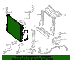 2015-2020 Mercedes-Benz Coolant Radiator 099-500-71-00 | Mercedes-Benz ...