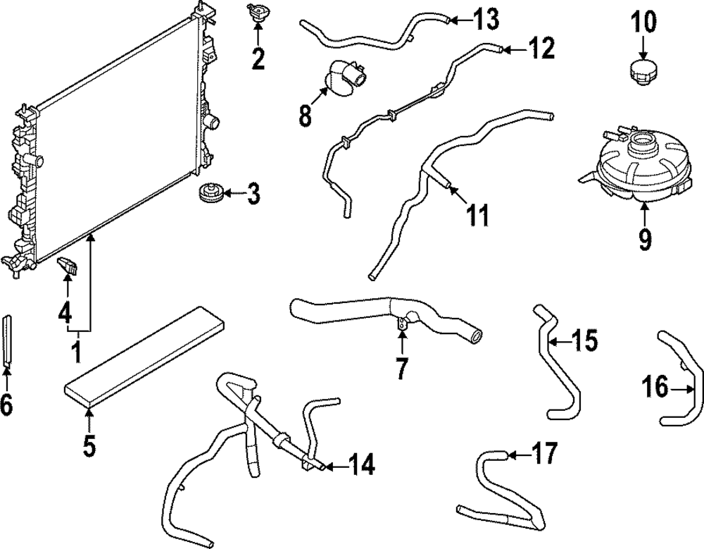 2022-2024 Ford Maverick Hose Assembly NZ6Z-8A577-A | QuirkParts