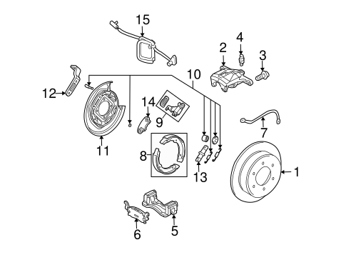 Rear Brakes for 2007 Hummer H3 | World Parts Direct