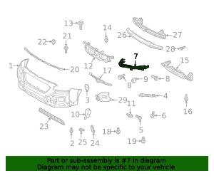 2022-2025 Subaru Outback Corner Support 57707AN17A | Subaru Parts Store
